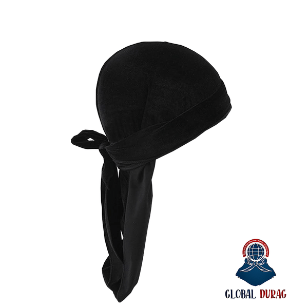 Durag En Velours Noir | Global Durag